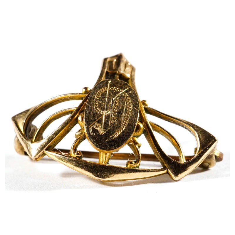 Antique Watch Pin - Etsy
