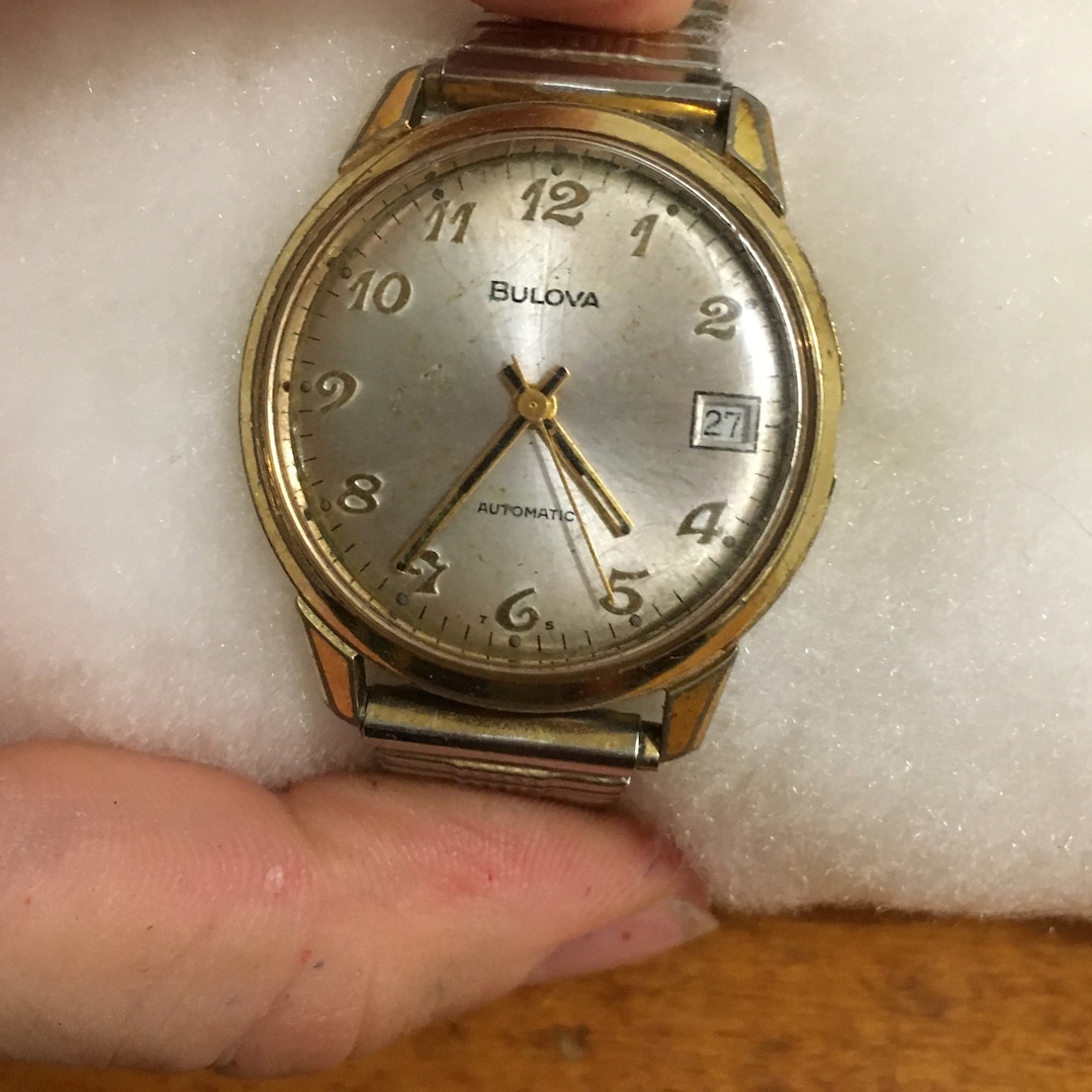 1977 BULOVA Calander Automatic 23 J Cal 11AOACD SWISS N7 Working Watch ...