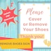 Daycare Remove Shoes Sign: Printable Childcare Decor (PDF Download) - Etsy