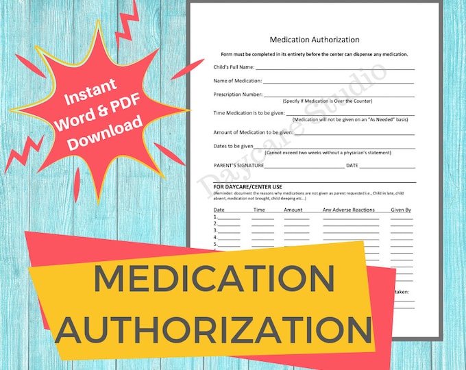 Medication Tracker Template Printable, Digital Download, Medication Log ...