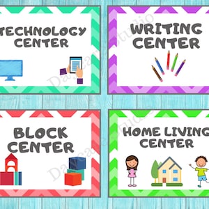 DAYCARE CENTER Signs/childcare Printable Signs for Preschool and ...