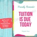 Payment Due Sign: Childcare Tuition Reminder (digital Download) - Etsy