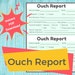 Child Incident Report: Daycare Ouch Report (PDF Printable) - Etsy