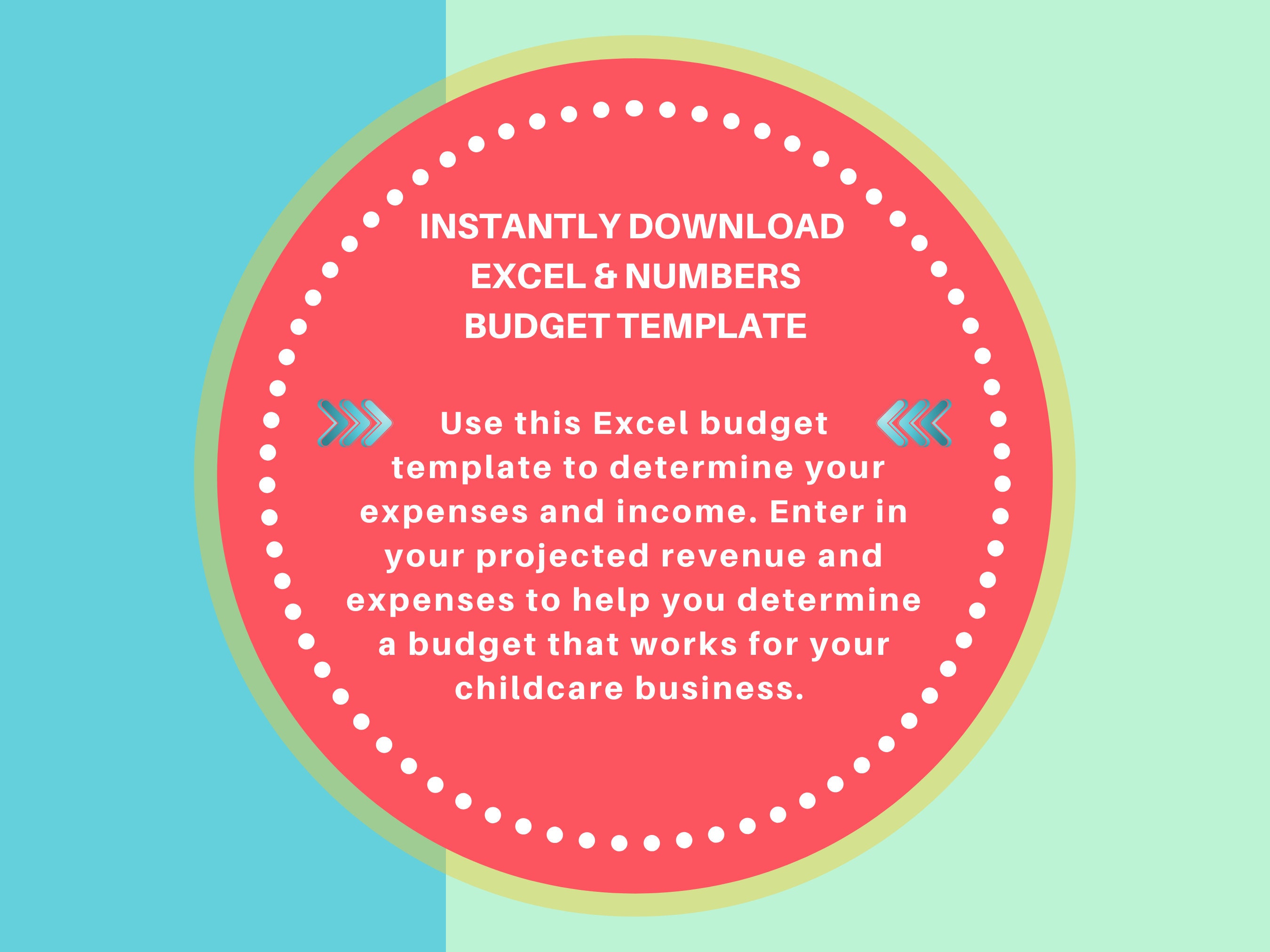 DAYCARE BUDGET SPREADSHEET to Track Annual Income and Expenses for ...
