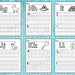 Preschool Handwriting Worksheets/ Alphabet Writing Practice/ ABC Letter ...