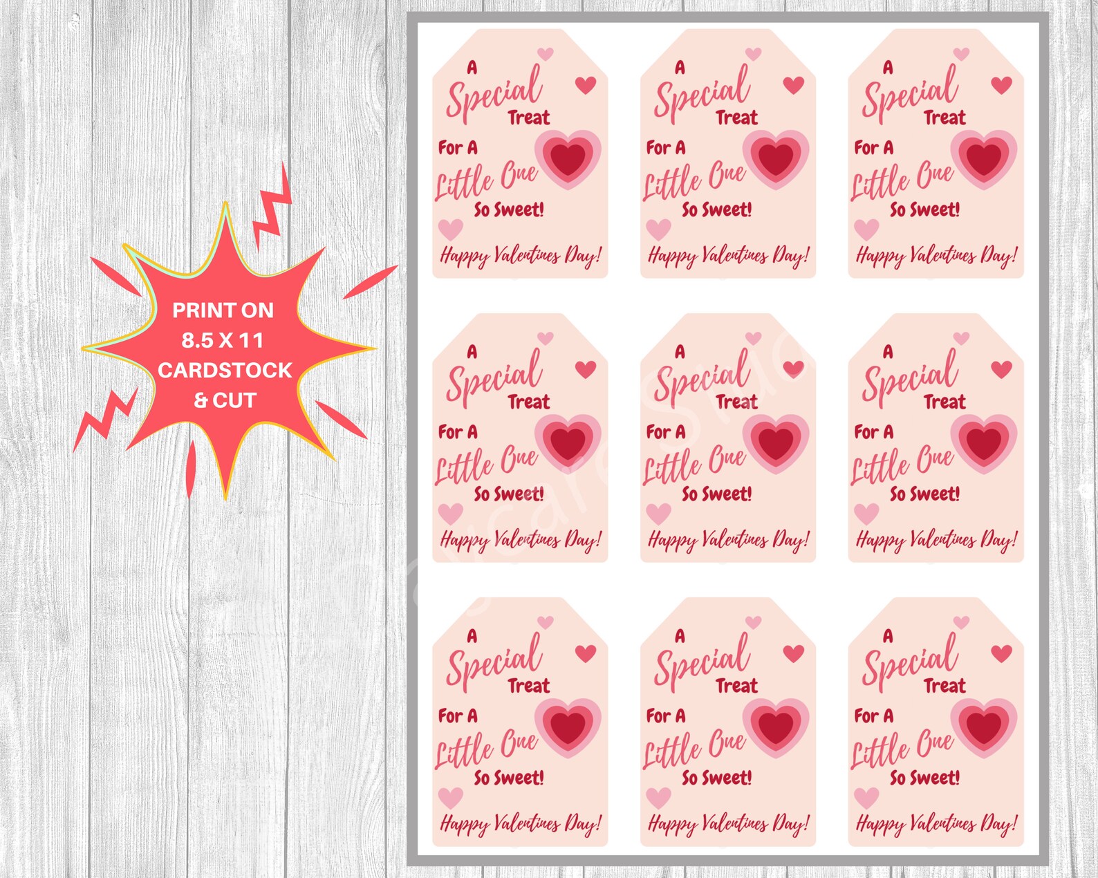 VALENTINE GIFT TAGS / Printable Valentine's Day Gift Tags for Parents ...