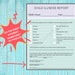 Child Illness Report: Daycare/preschool Symptom Form (printable PDF) - Etsy