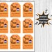 Halloween Gift Tags Printable / Cute Owl Treat Gift Tags / Cookie and ...