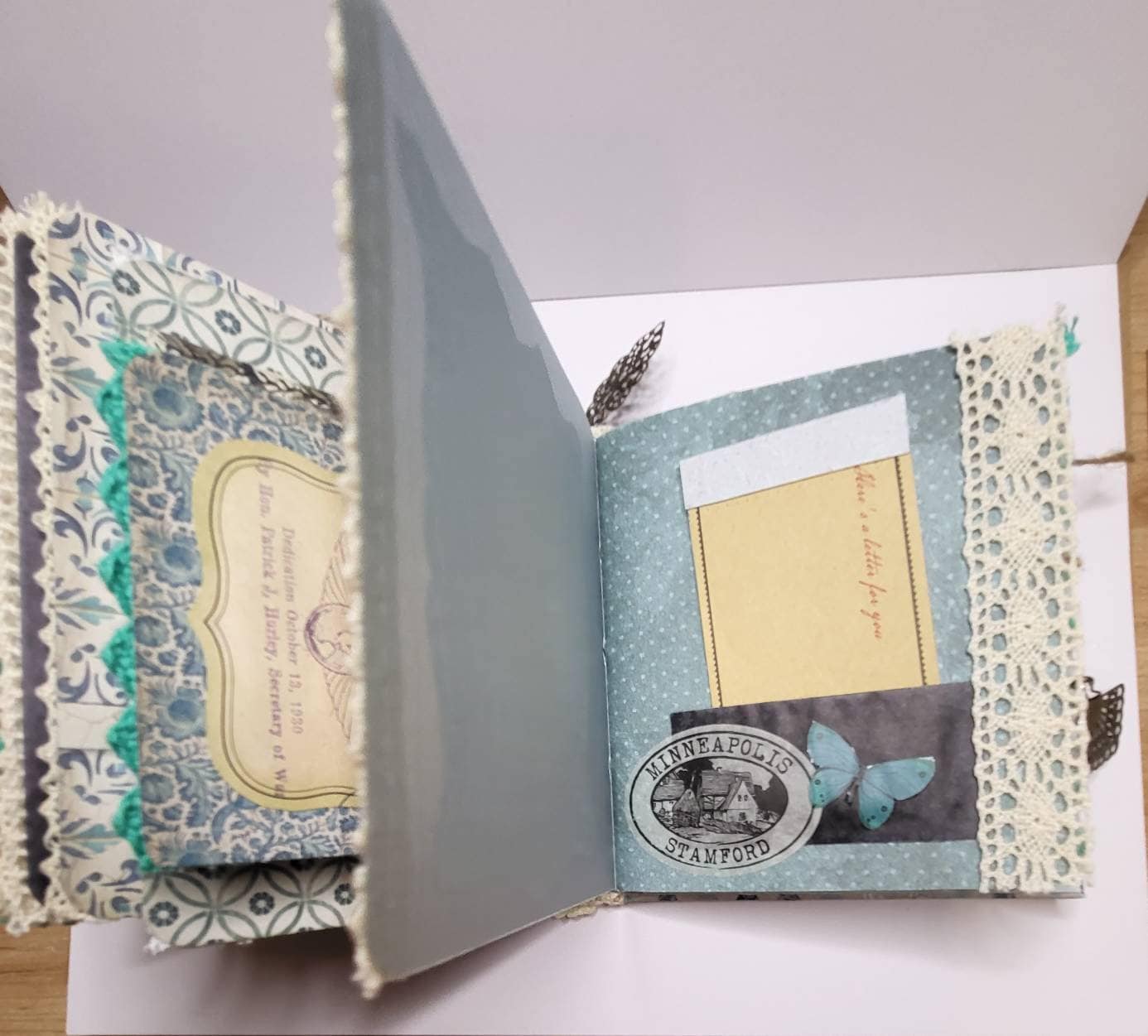 Handmade Vintage Mini Journal - Etsy