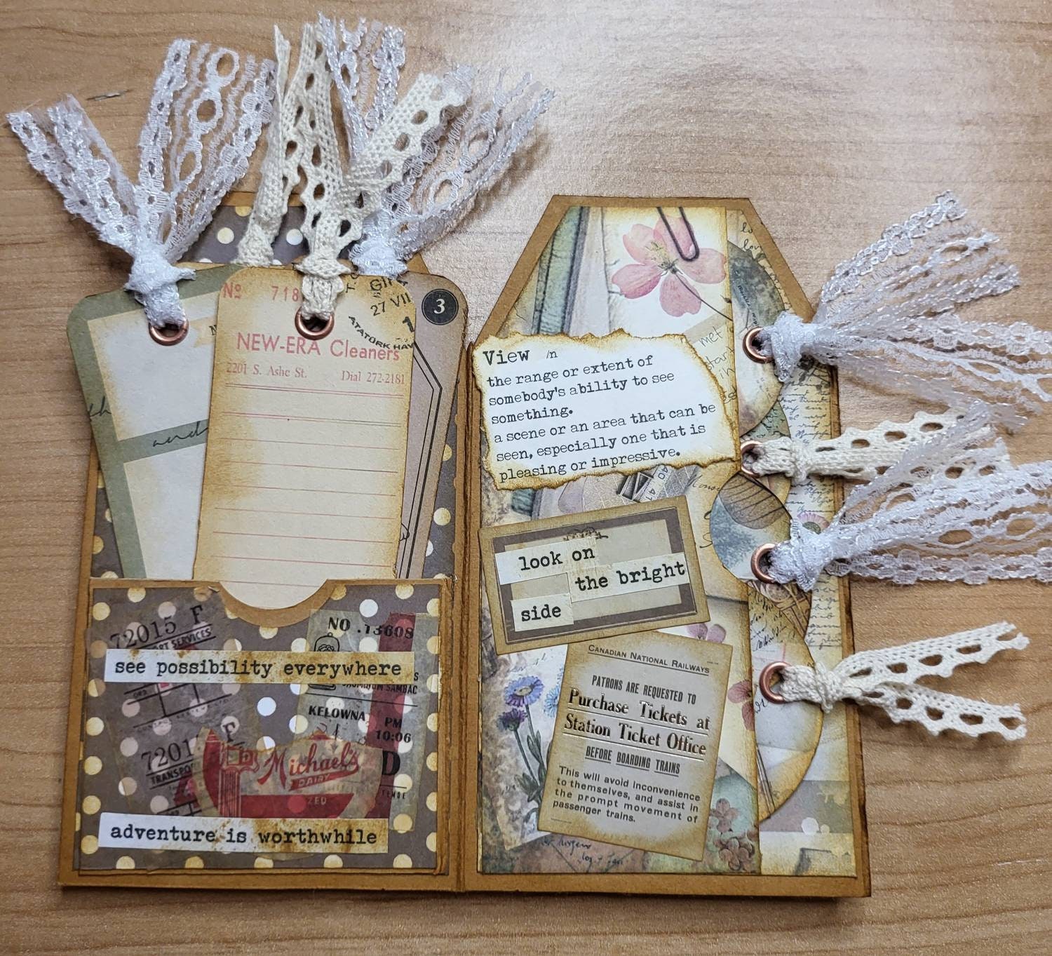 Bundle of Handmade Journal Tags Library Cards & Paperclips - Etsy