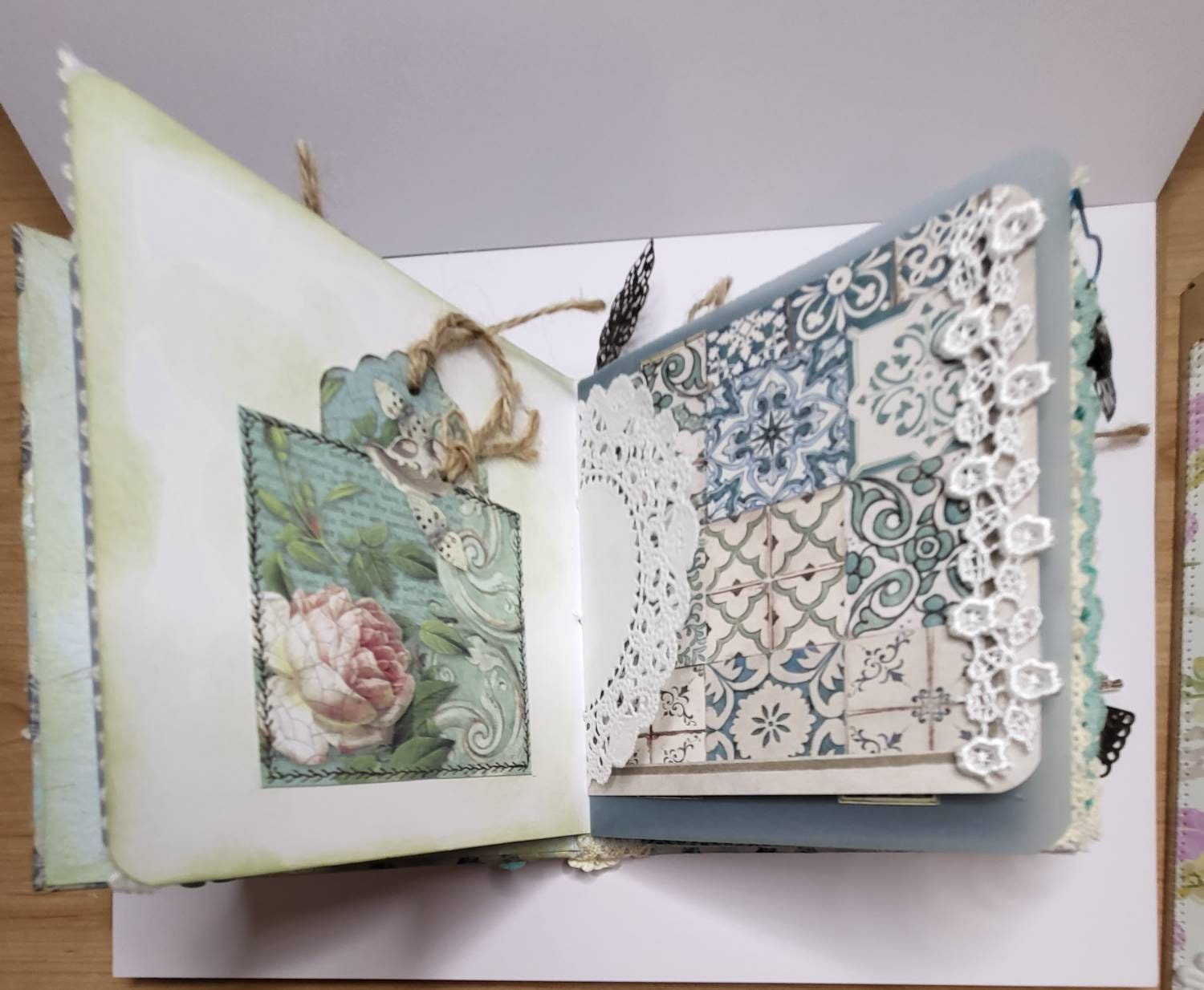 Handmade Vintage Mini Journal - Etsy