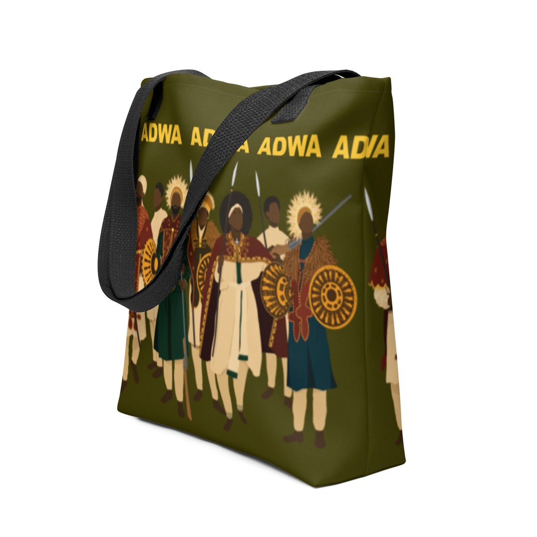 Battle of Adwa Tote Bag, Ethiopian, African History Inspired, Vibrant ...