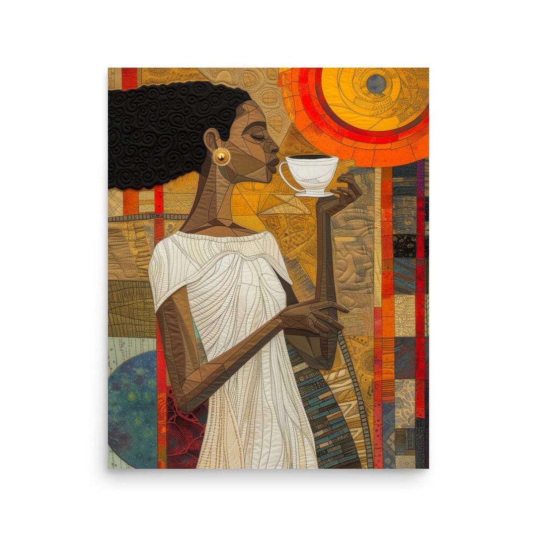 Ethiopian Inspired Poster: Vibrant Tribal Patterns & Authentic Cultural ...