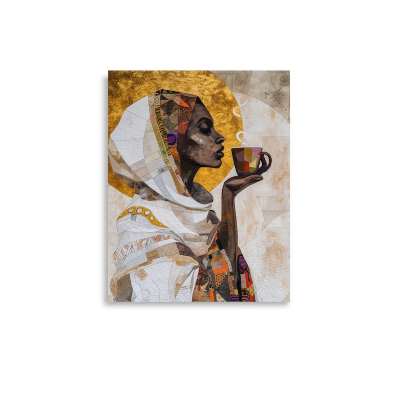 Ethiopian Inspired Poster: Vibrant Tribal Patterns & Authentic Cultural ...