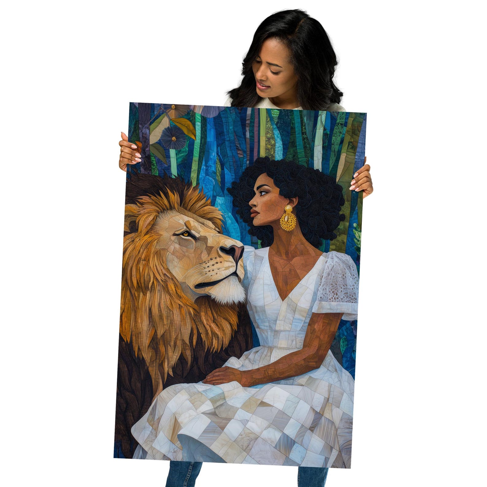 African Inspired Poster: Vibrant Tribal Patterns & Authentic Cultural ...