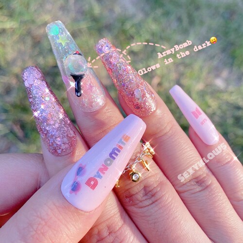 Itzy Inspired Press Ons / Kpop / Hand Made Press on Nails - Etsy