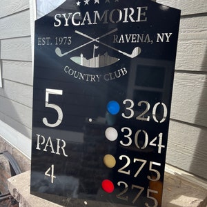 Golf Course Signage, Tee Signs, Custom, Golf, Signage - Etsy