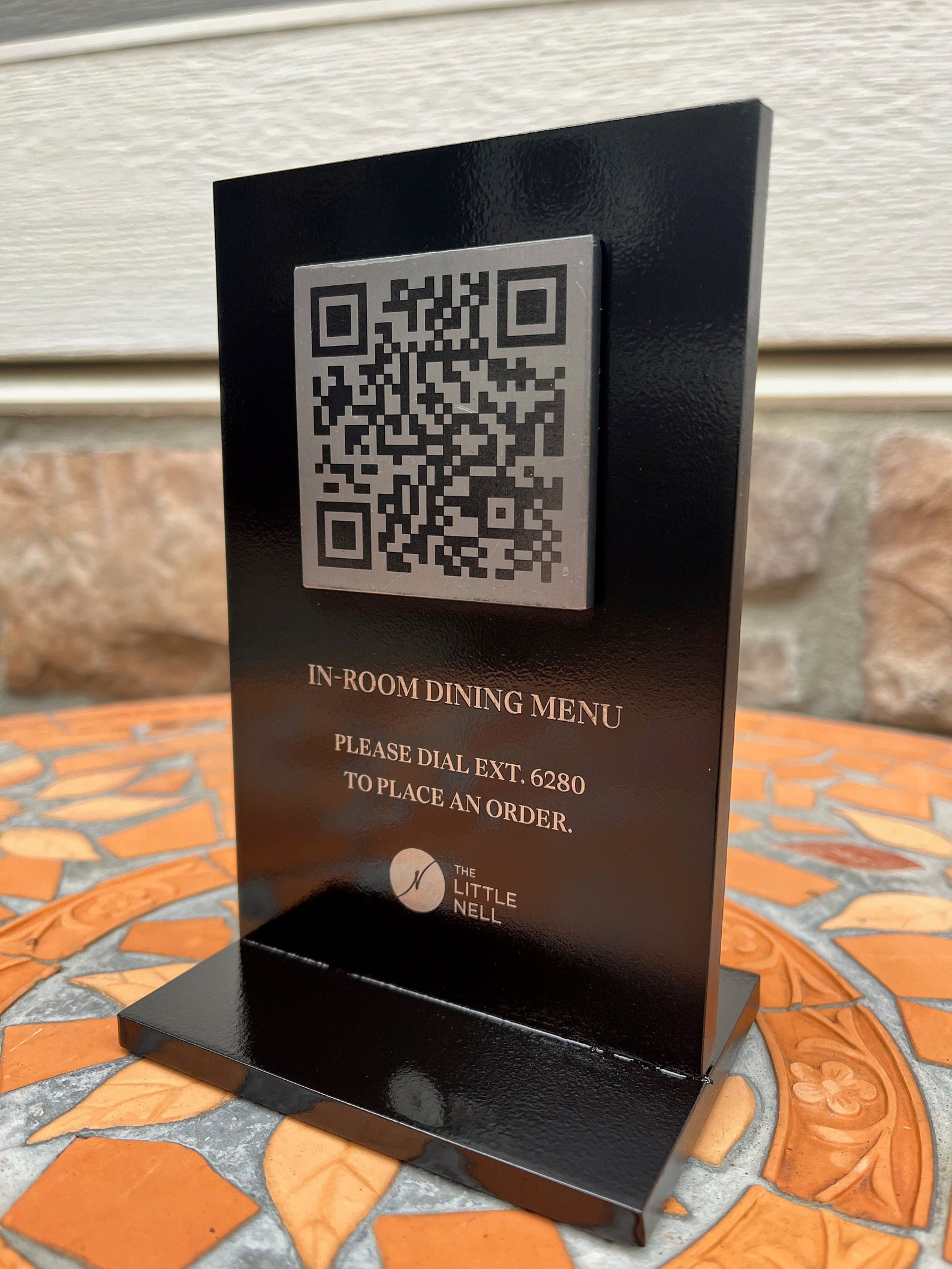 High-end Steel QR Code Stand 5 Star Luxury Hotels 5 Star - Etsy