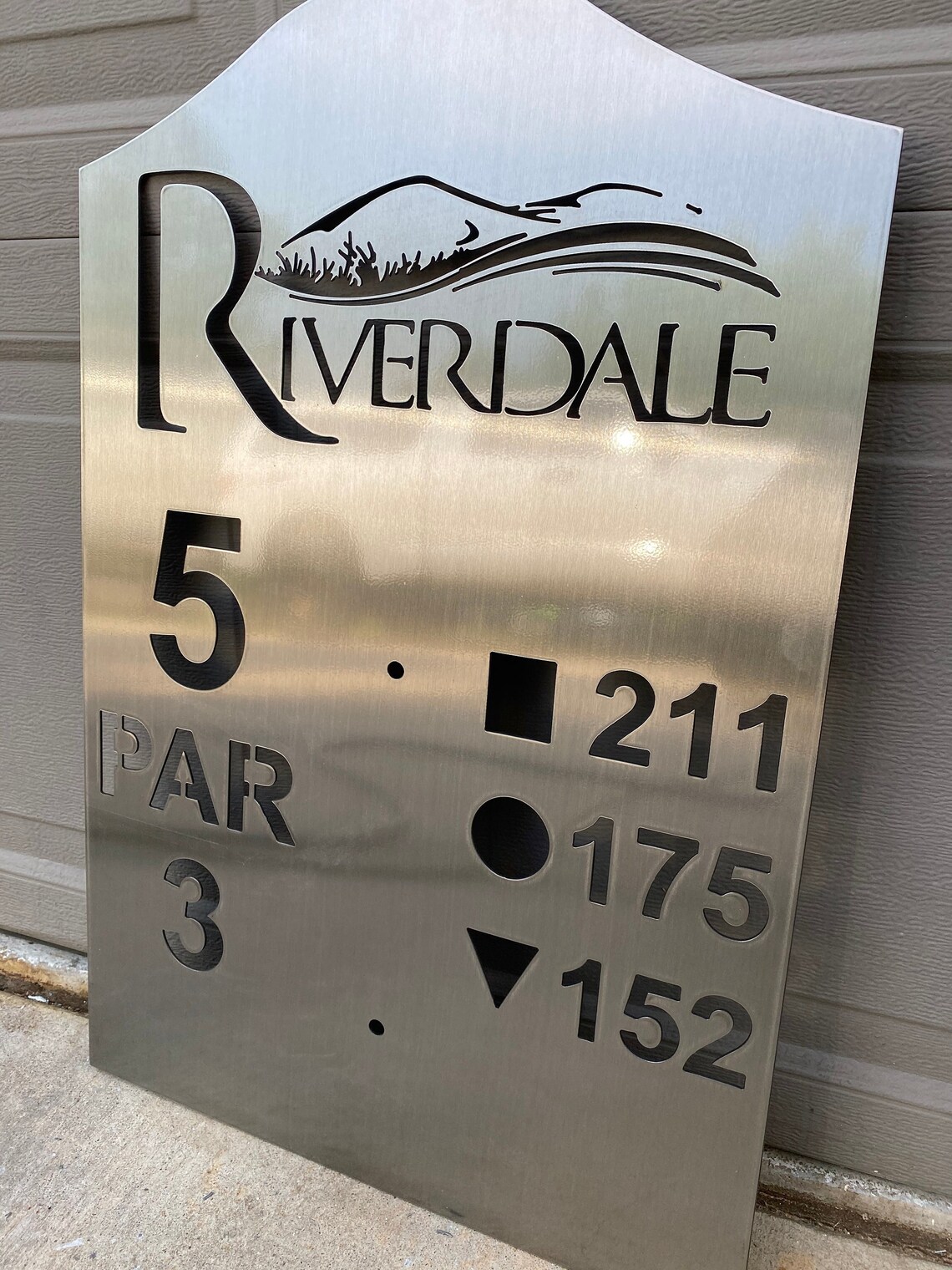 Golf Course Signage Tee Signs Custom Golf Signage | Etsy