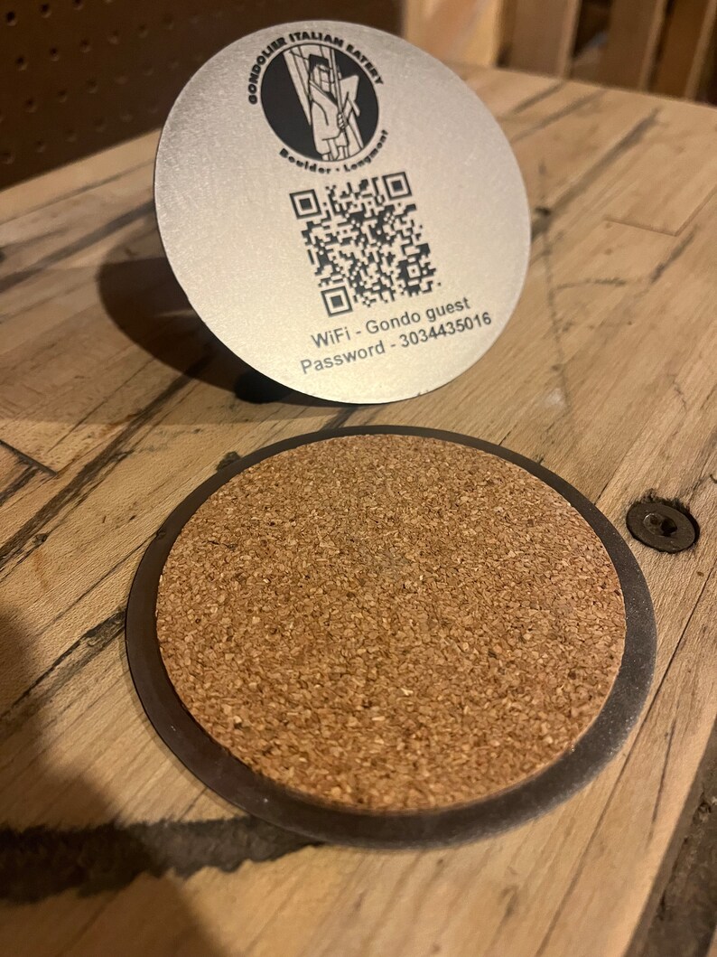 Metal QR Codes-business Logo Restaurants Menu QR Code - Etsy