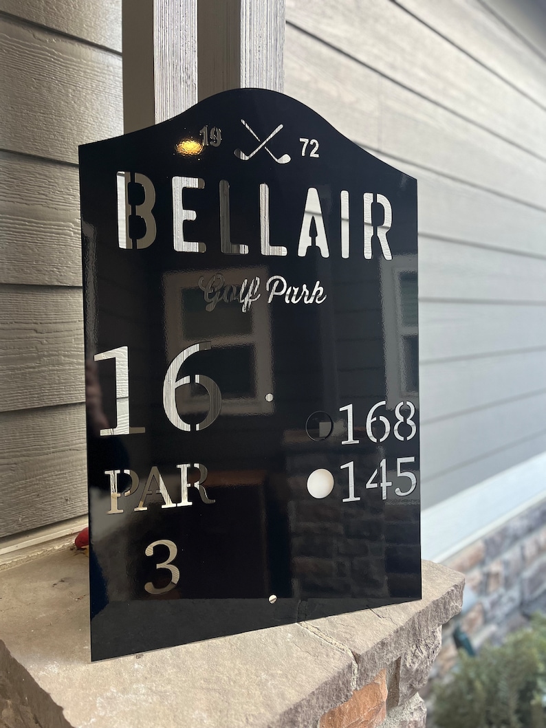 Golf Course Signage, Tee Signs, Custom, Golf, Signage - Etsy