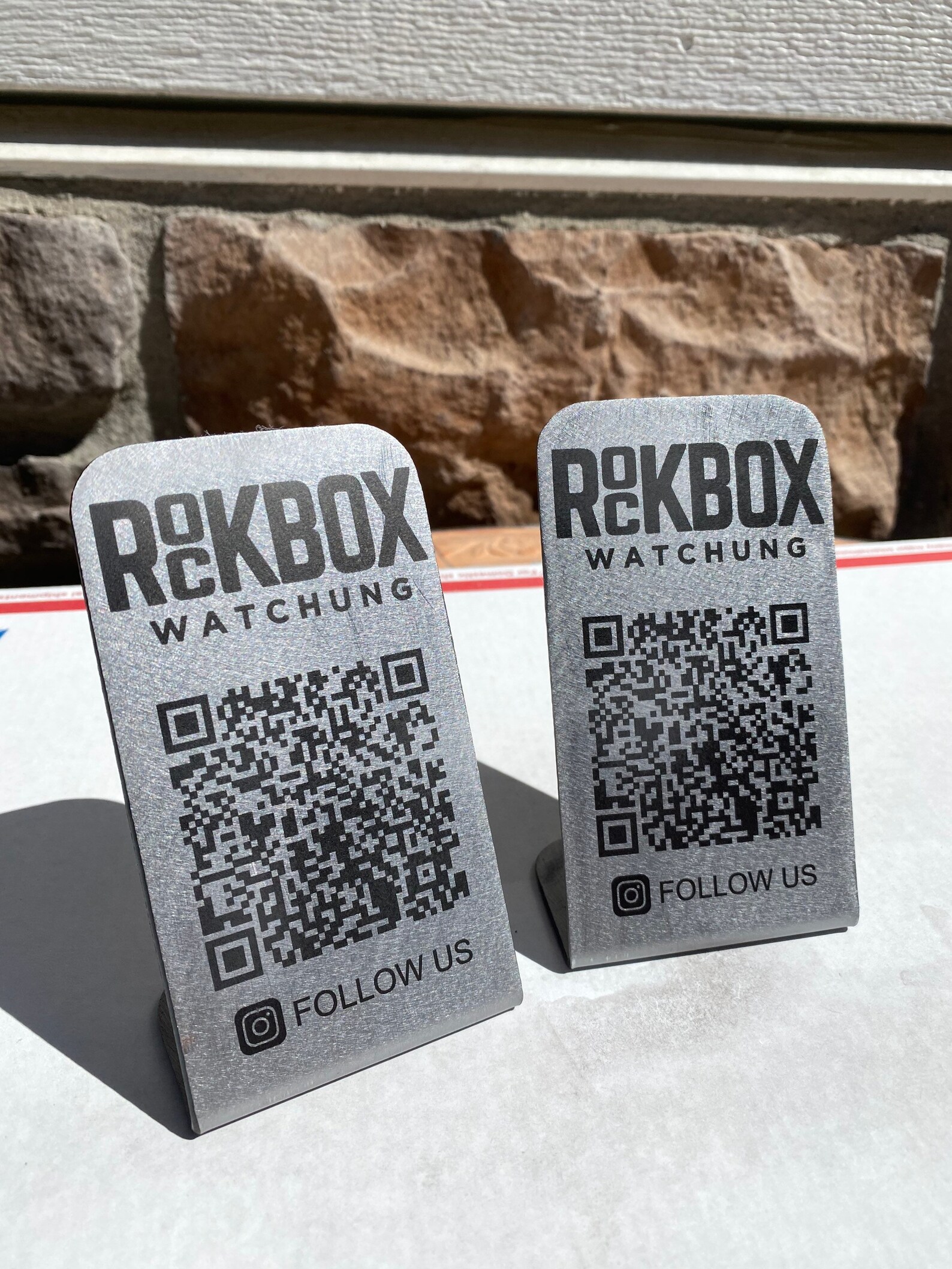 Metal QR Codes-business Logo Restaurants Menu QR Code - Etsy