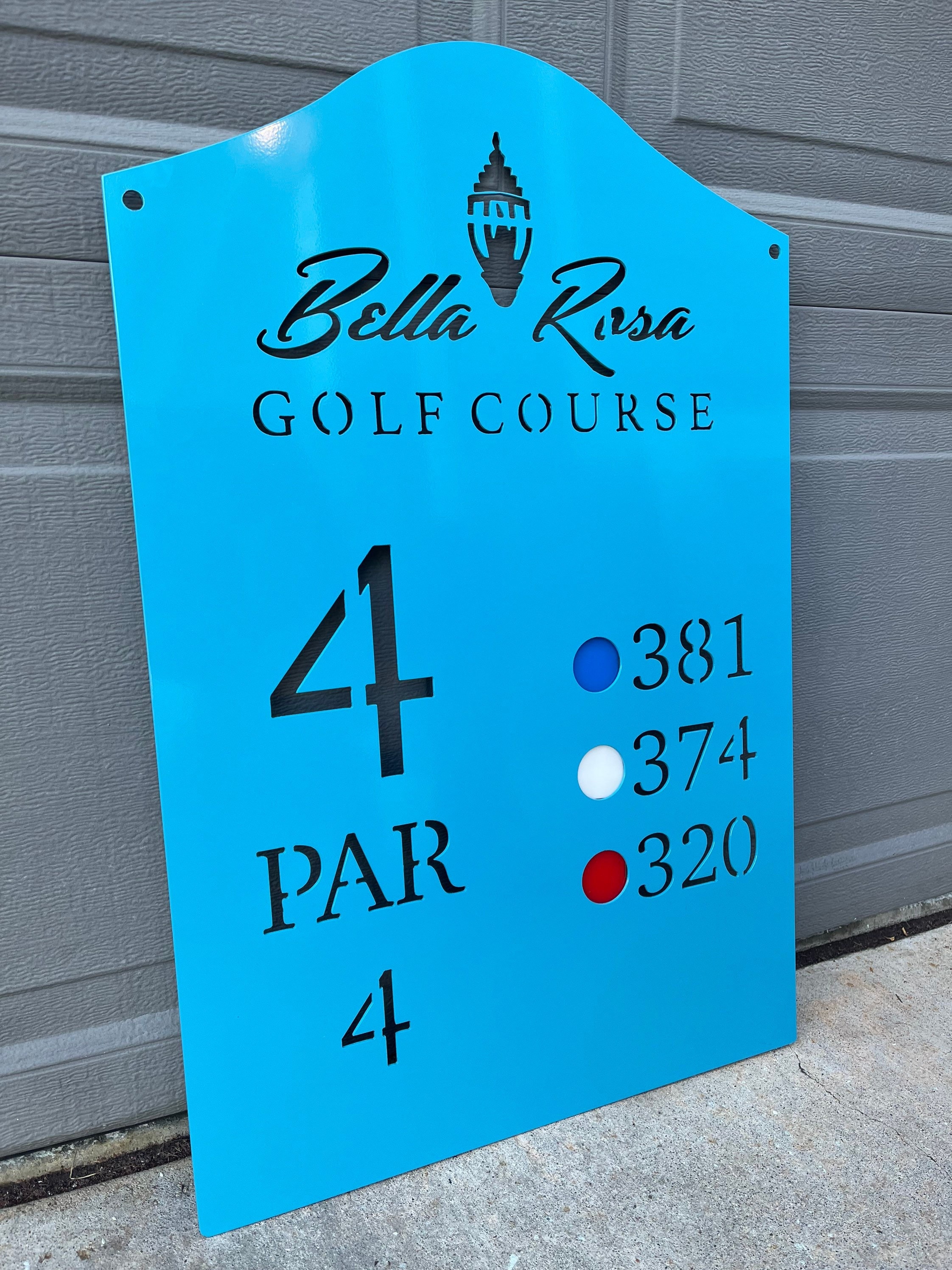 Golf Course Signage, Tee Signs, Custom, Golf, Signage - Etsy
