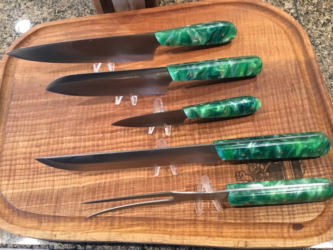 5pc Kitchen Knife Set - Etsy