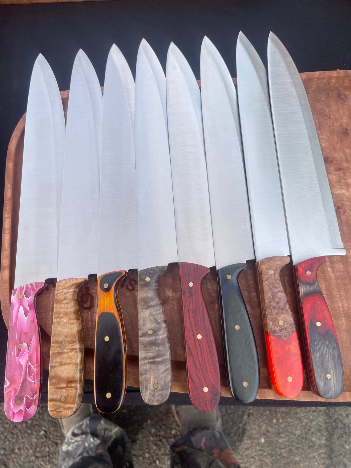 Super Chef Knife With Cryogenically Treated 440 Stainless - Etsy