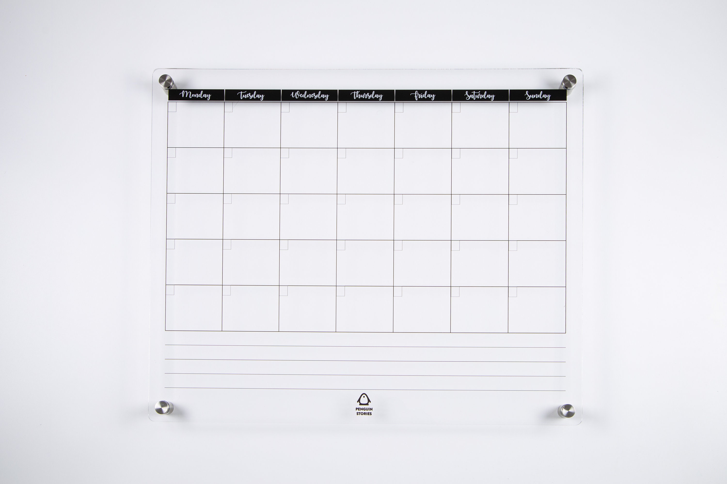 Large Acrylic Wall Planner. Minimalist Design. Family - Etsy Singapore