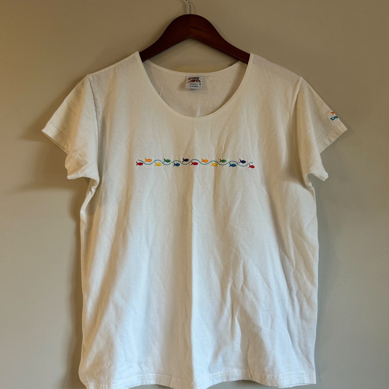 Embroidered Tee - Etsy