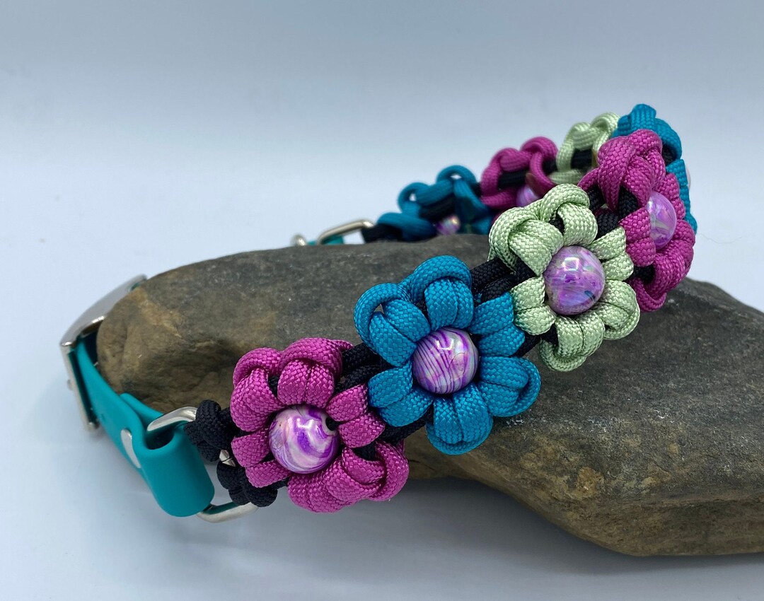 Flower Collar --(you Pick Colors and Beads) - Etsy