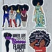 Curvy Girl Bundle Stickersafrican American Stickersplanner ...