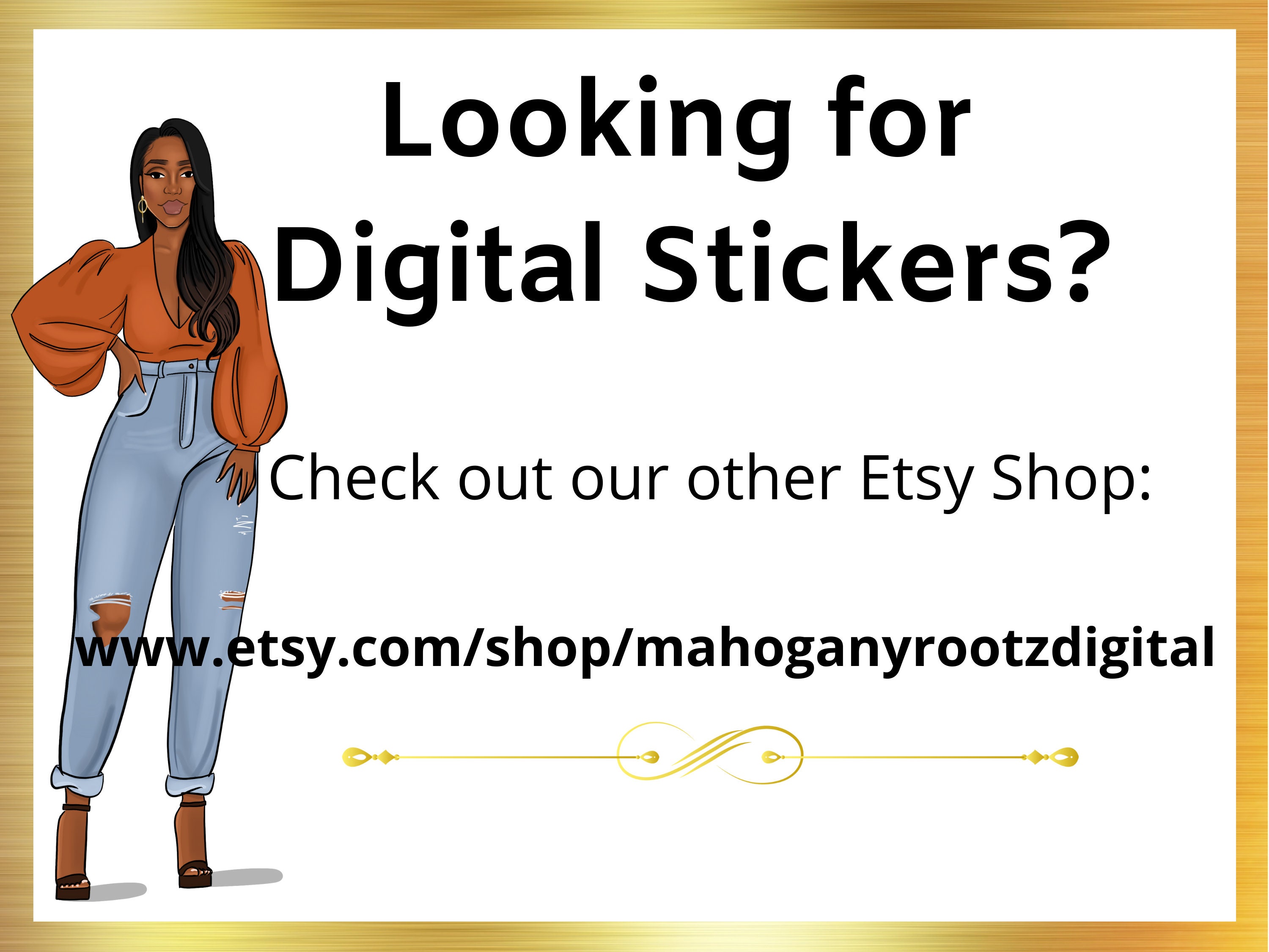 Curvy Girl Stickersafrican American Stickersplanner - Etsy