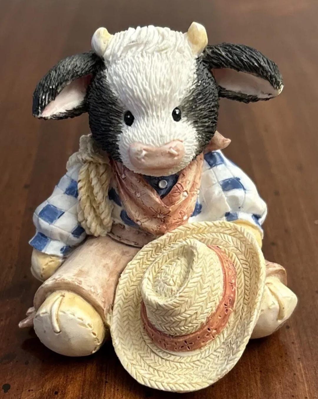 Mary's Moo Moos "chip" Little Cowboy Cow by Mary Rhyner-nadig (enesco ...