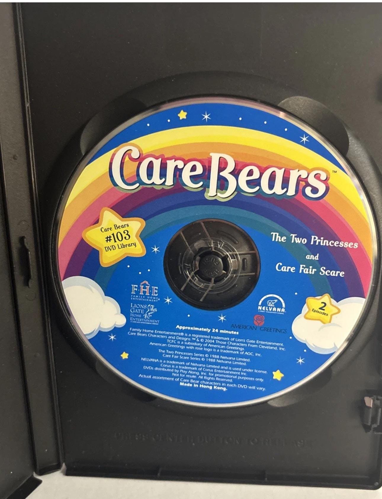 CARE BEARS: Present the Two Princesses and Care Fair Scare DVD - Etsy