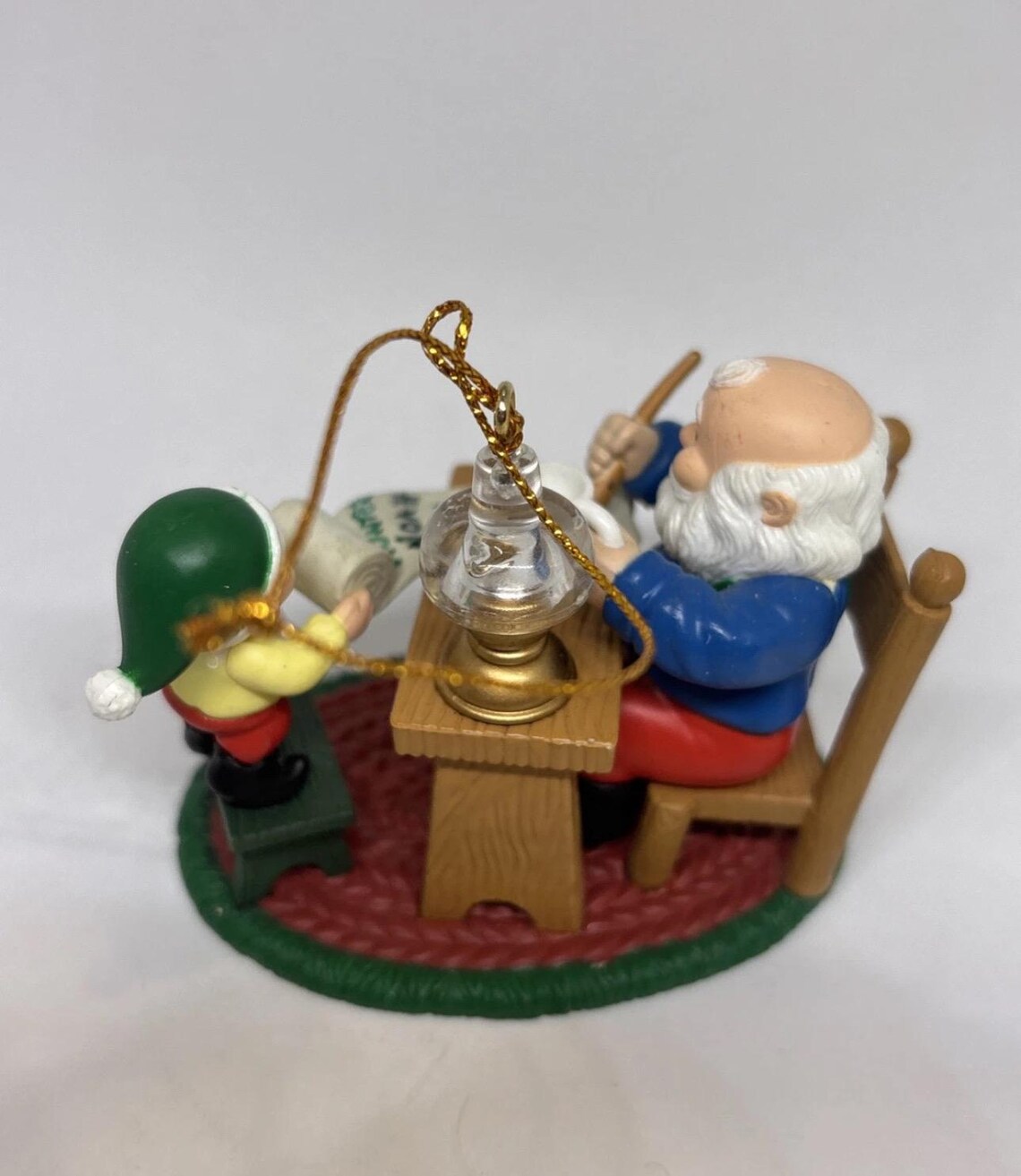 KIRKLAND Signature Collectible Gift CHRISTMAS Ornament Santa Elf Making ...