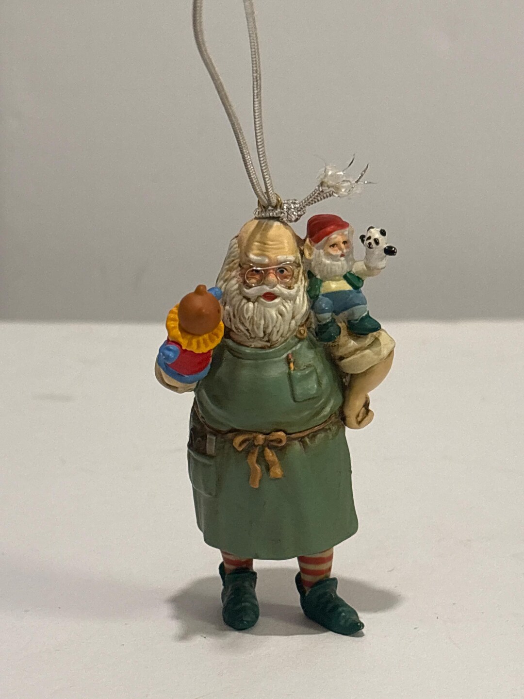 1989 Heirloom Collection Carlton Cards IN THE WORKSHOP Santa Christmas ...