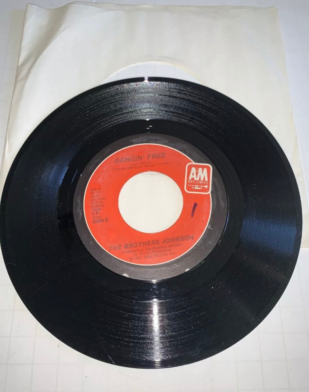 The Brothers Johnson 45 Vinyl Schallplatte Do It For Love Dancin' Free ...