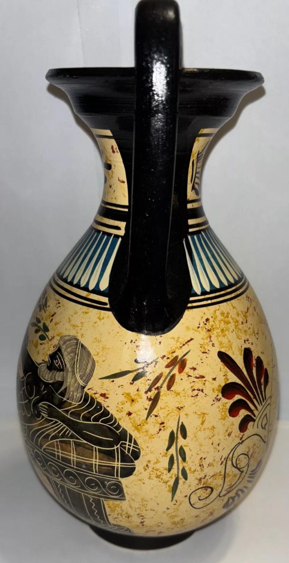 Greek God Dionysus Vase Pot Ancient Greek Ceramic Pottery 9” - Etsy