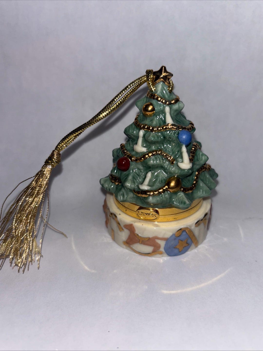 Lenox Hinged Trinket Tree Box Christmas Ornament Treasure Collection 3. ...