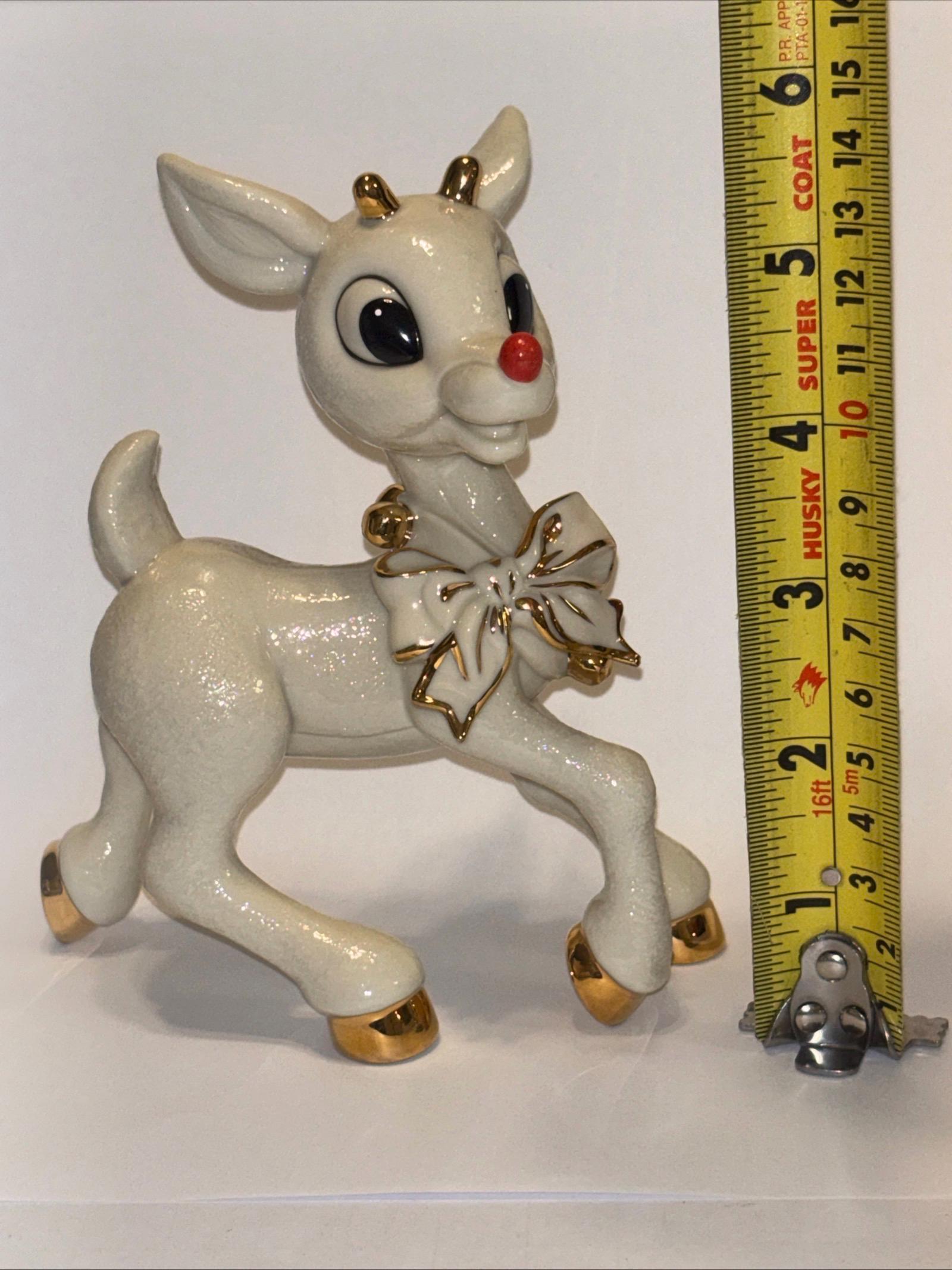 Lenox Rudolph the Red Nosed Reindeer Christmas Figurine No Box - Etsy