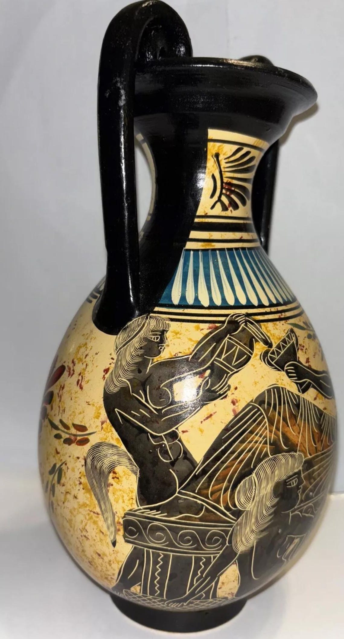 Greek God Dionysus Vase Pot Ancient Greek Ceramic Pottery 9 - Etsy