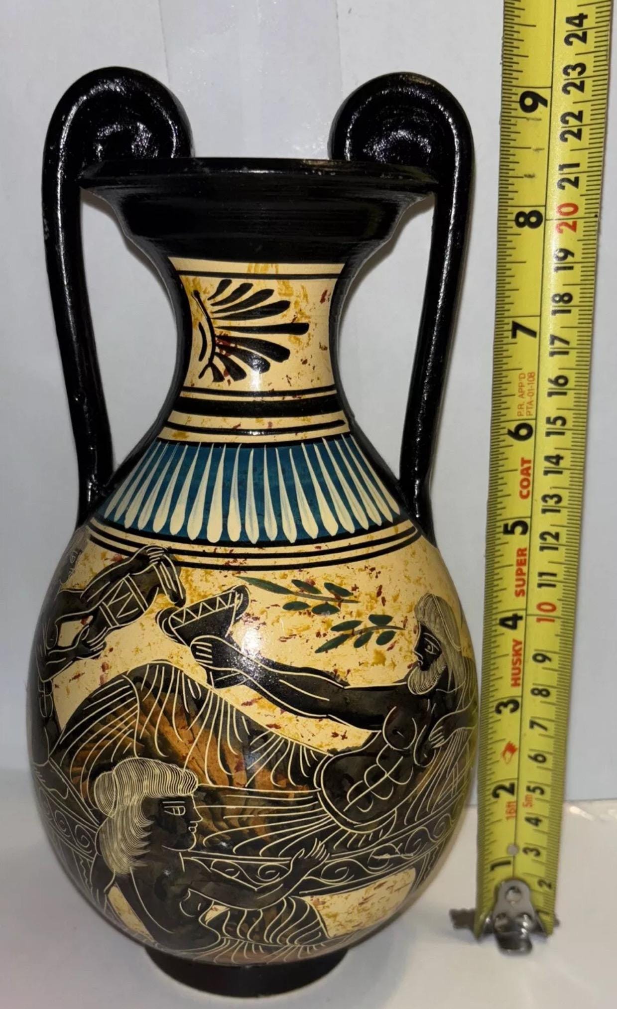 Greek God Dionysus Vase Pot Ancient Greek Ceramic Pottery 9” - Etsy