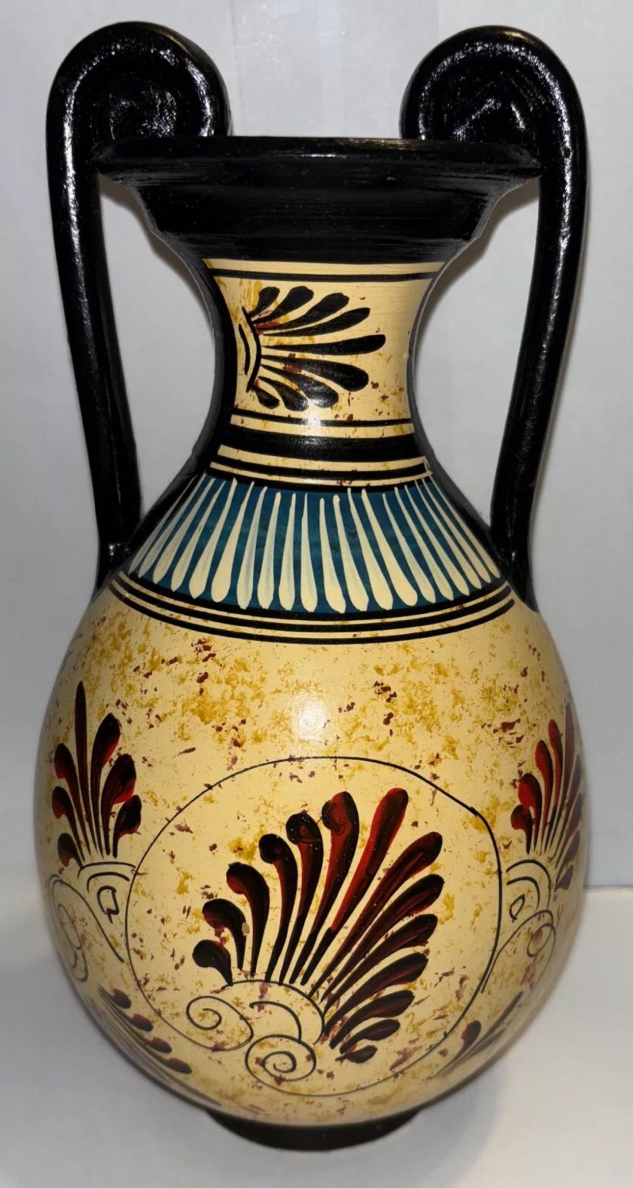 Greek God Dionysus Vase Pot Ancient Greek Ceramic Pottery 9” - Etsy