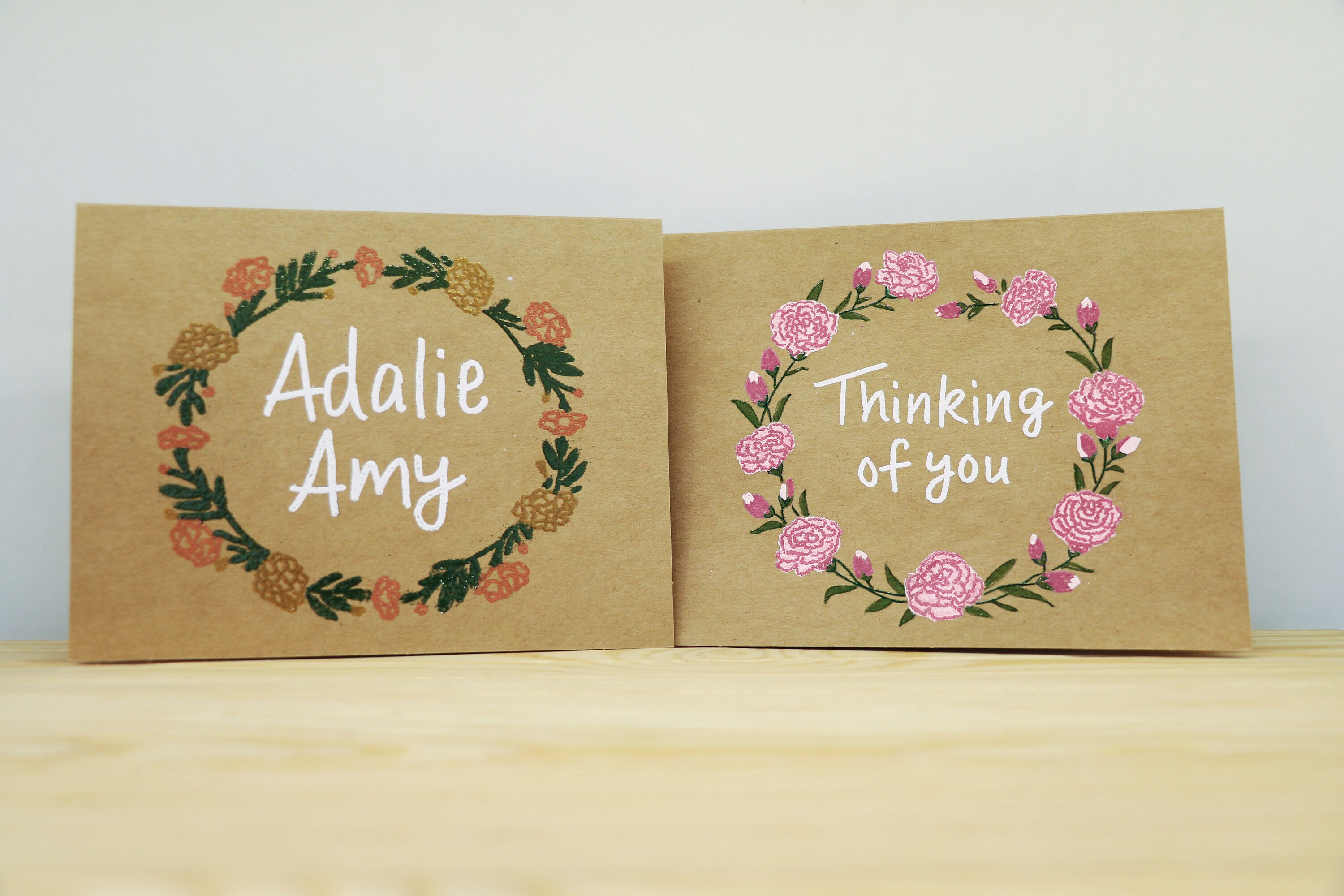 Personalized Birth Flower Embossed Card & Envelope, Baby Loss ...