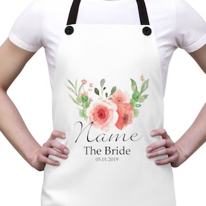Personalized Apron | Wedding Apron | Bridesmaid Apron | Bride Apron ...