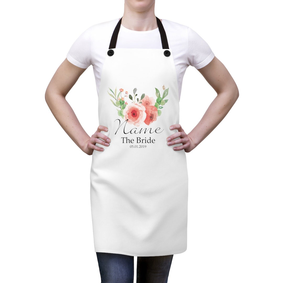 Personalized Apron | Wedding Apron | Bridesmaid Apron | Bride Apron ...