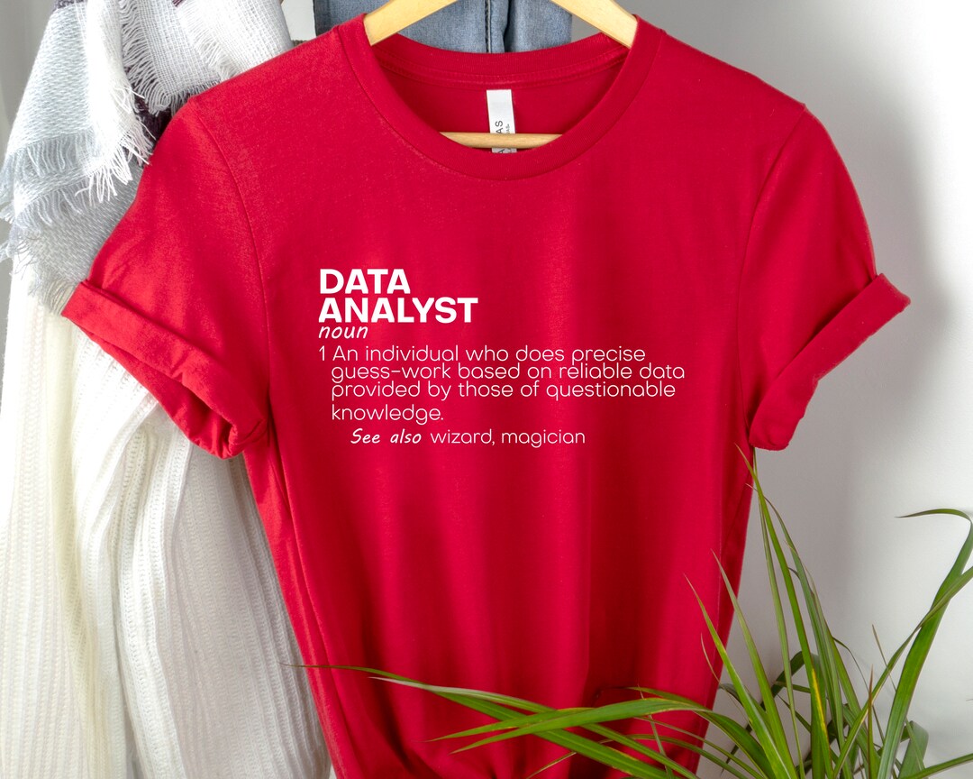 Data Analyst Definition Shirt, Data Analyst Shirt, Data Science ...