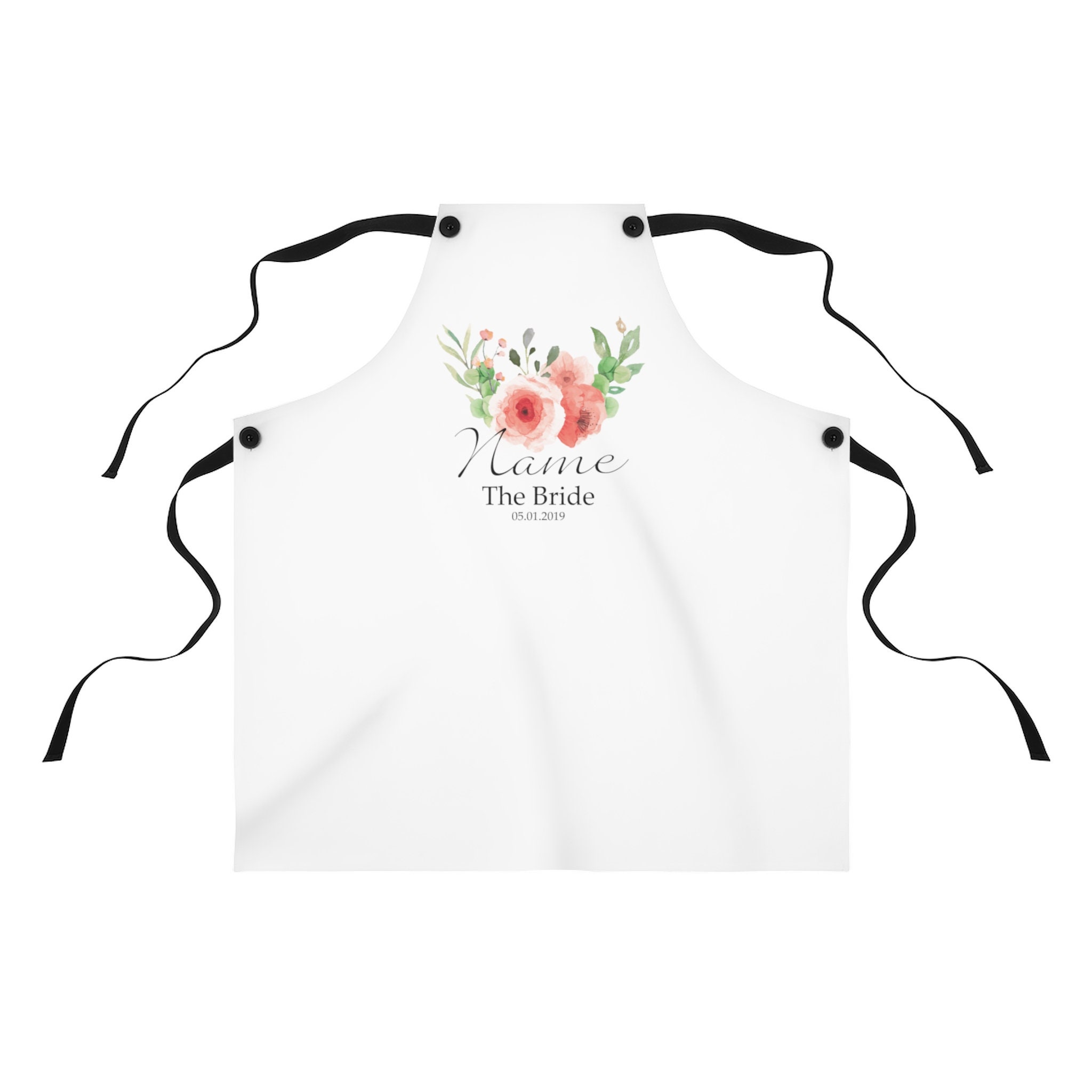 Personalized Apron Wedding Apron Bridesmaid Apron Bride | Etsy